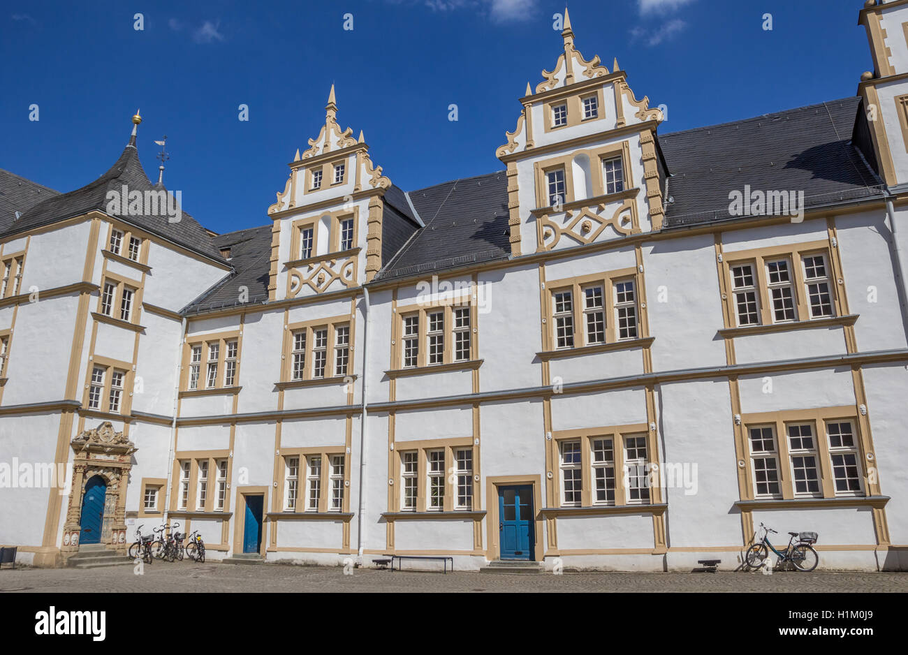 Courtyard of the Neuhaus castle in Paderborn, Germany Stock Photo - Alamy