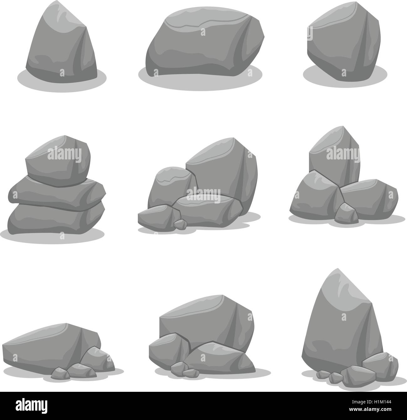 Rock of vector art illustration Stock Vector Image & Art - Alamy