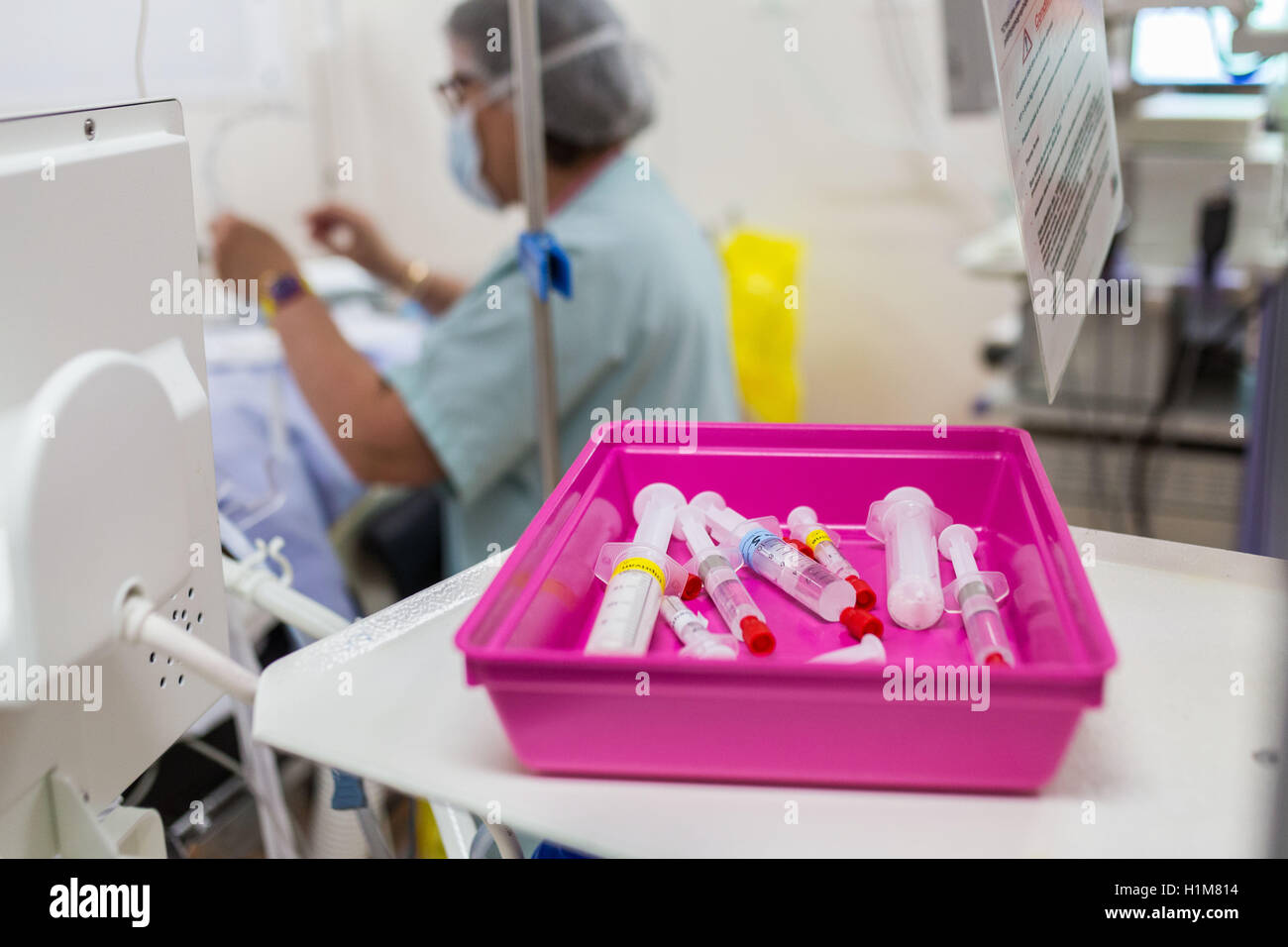 Syringes containing anesthetics Stock Photo - Alamy