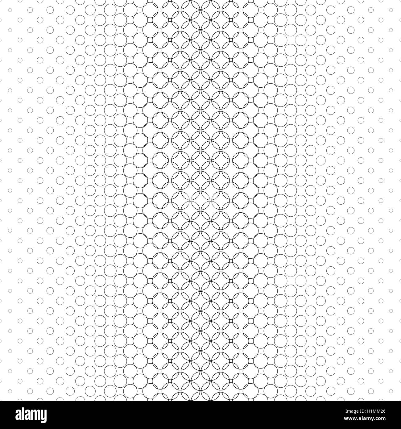 Repeating monochrome vector circle pattern design Stock Vector Image ...