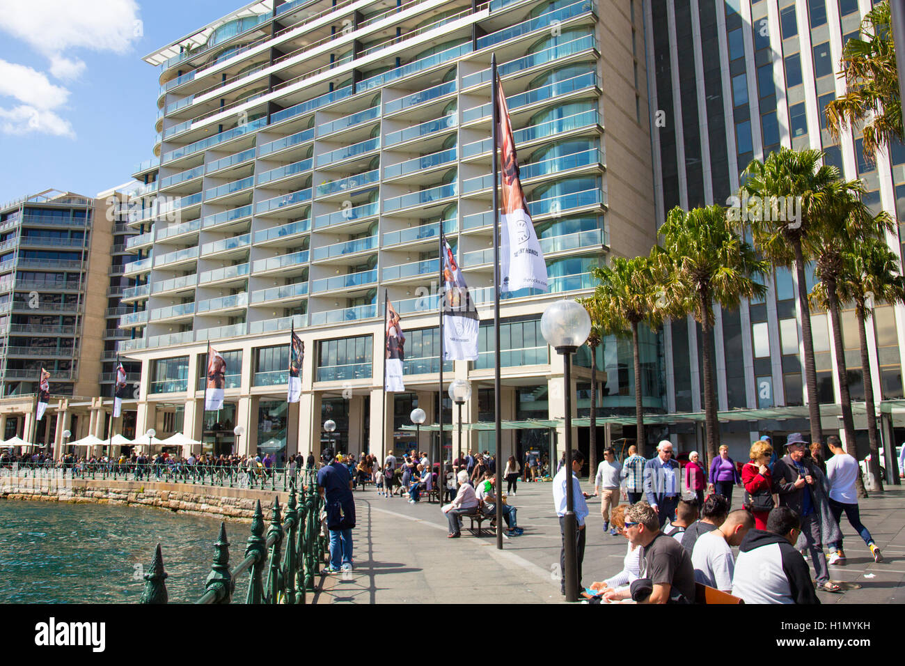 Circular Quay in Sydney city centre with shops,offices,cafes, popular ...