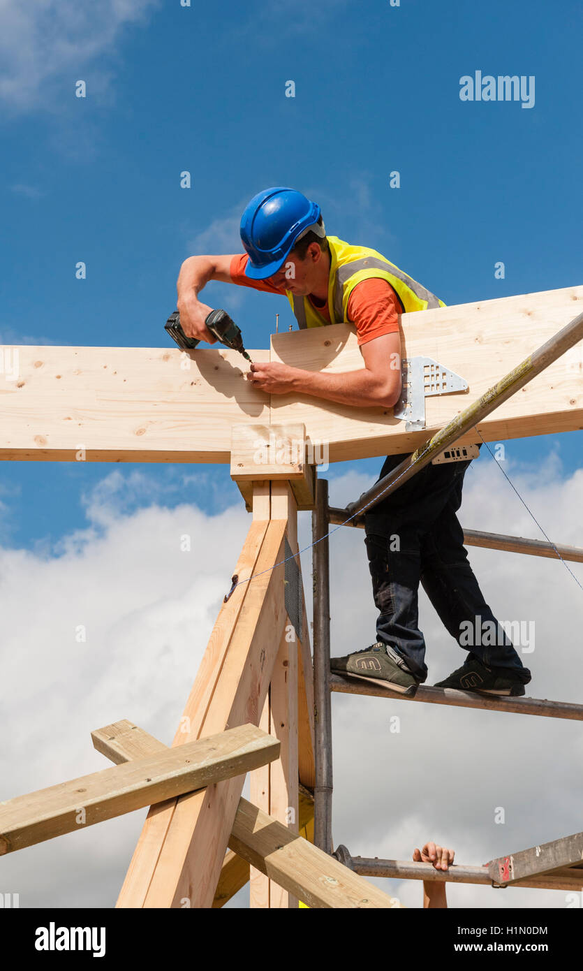 Timber frame construction uk hi-res stock photography and images - Alamy
