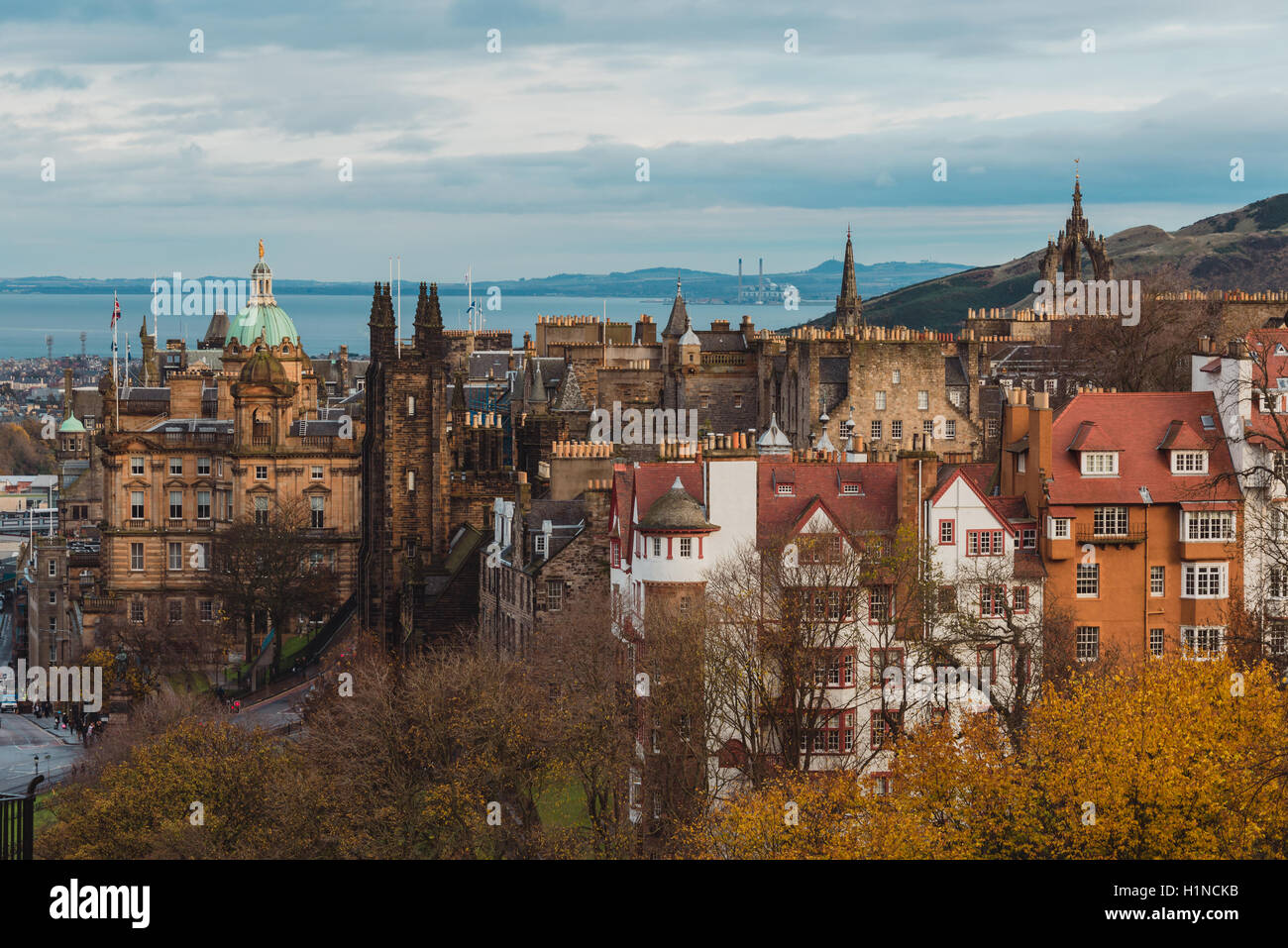 Edinburgh capital of Scotland in UK Stock Photo - Alamy