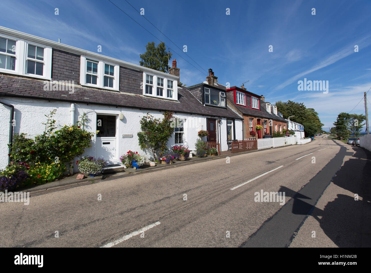 Corrie Village Corrie Arran Isle Arran Stock Photos & Corrie Village ...