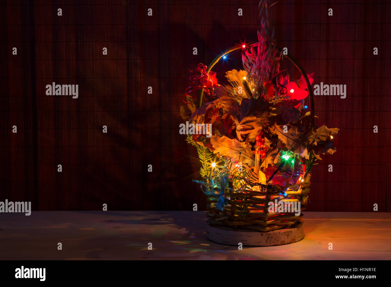 Oak tree christmas lights hi-res stock photography and images - Alamy