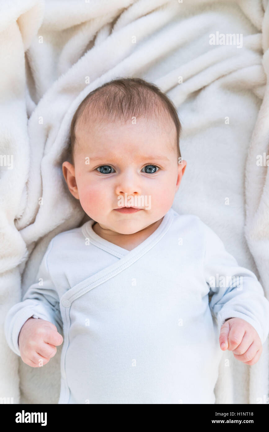 3 month baby girl Stock Photo - Alamy