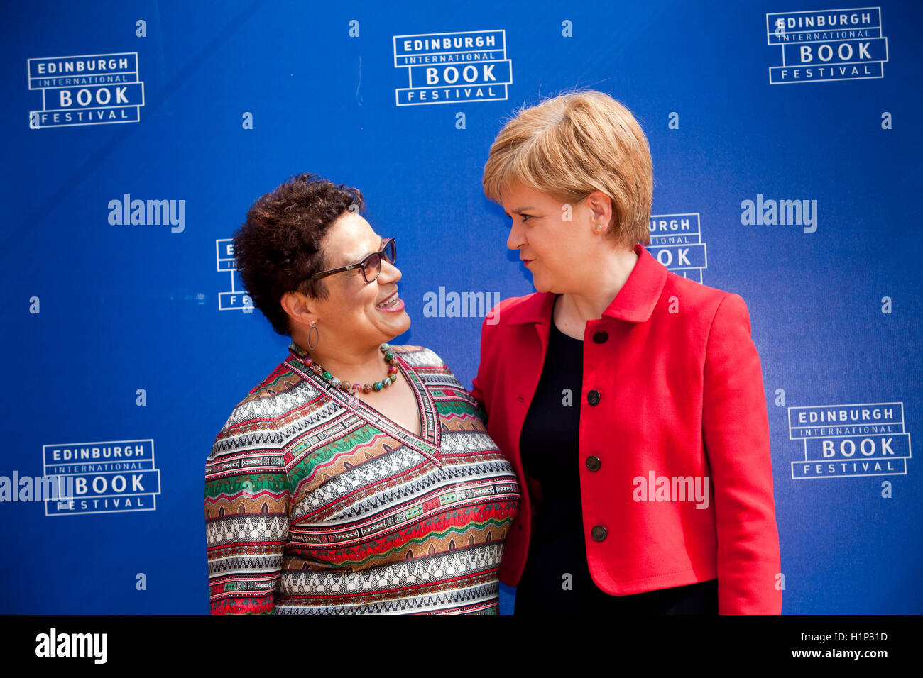 Jackie Kay (Scottish poet and Makar) with Scotland's First Minister ...