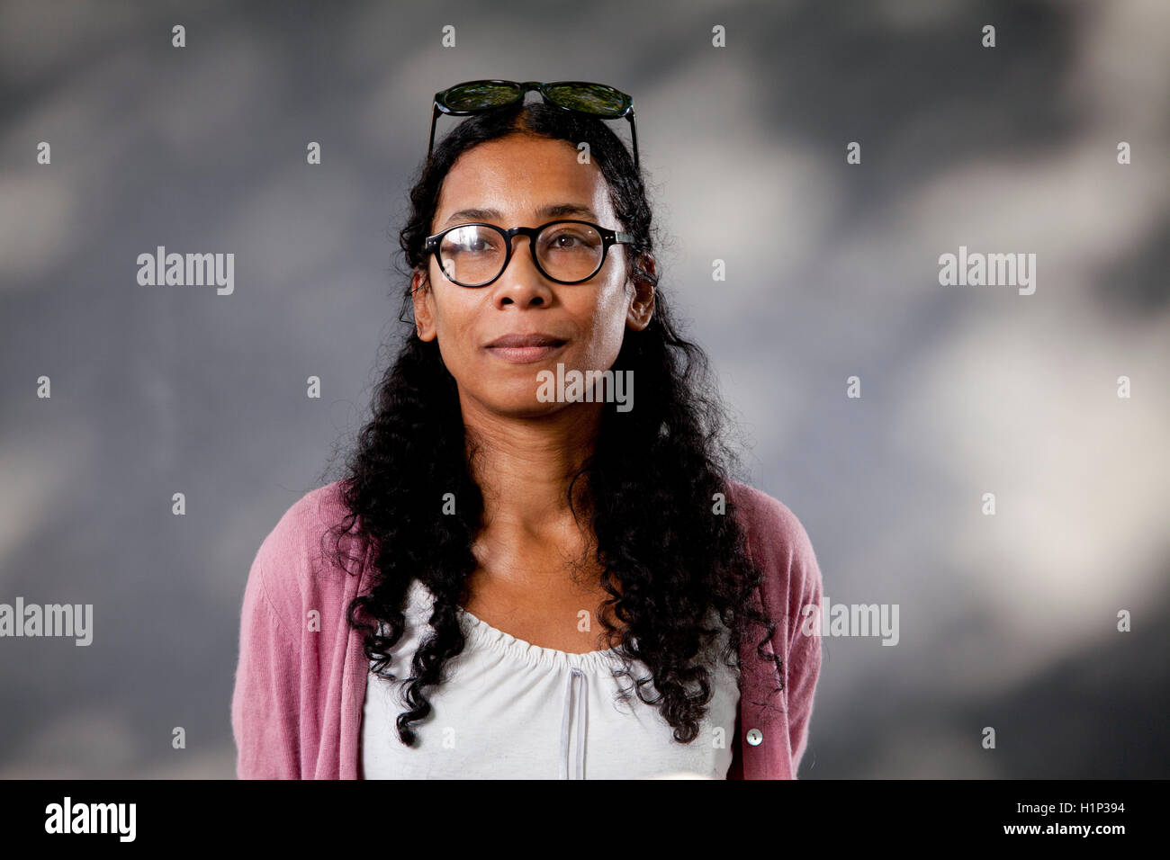 Bessora, the Belgian novelist and short story writer, at the Edinburgh ...