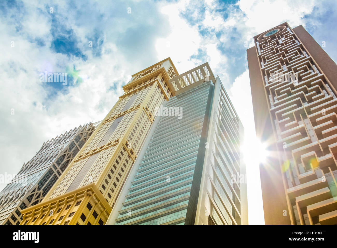 Al rostamani maze tower hi-res stock photography and images - Alamy