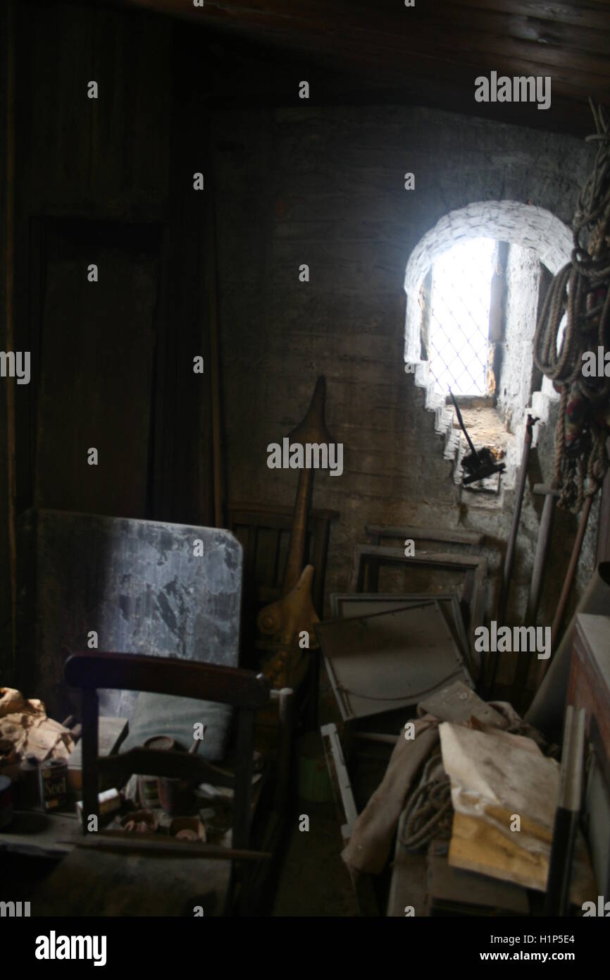 Inside the clock room of the Crooked Spire (Church of St Mary and All ...