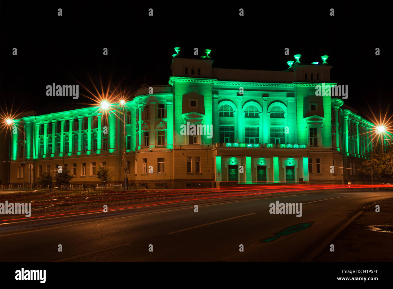 Tyumen State University of Civil Engineering Stock Photo - Alamy