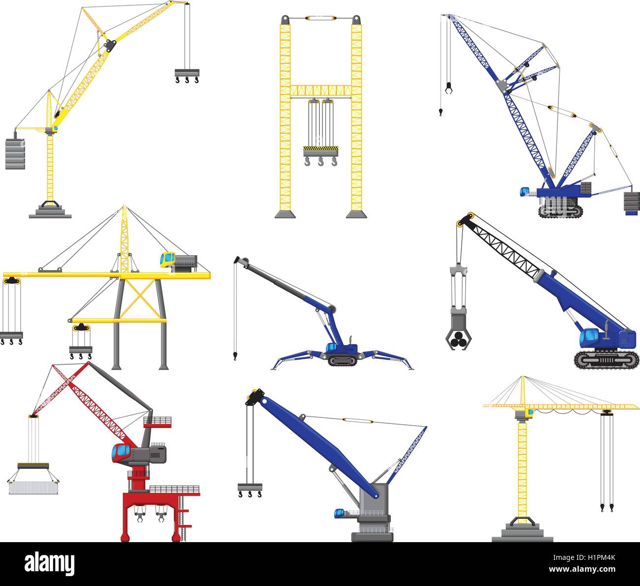 Cargo gantry Stock Vector Images - Alamy
