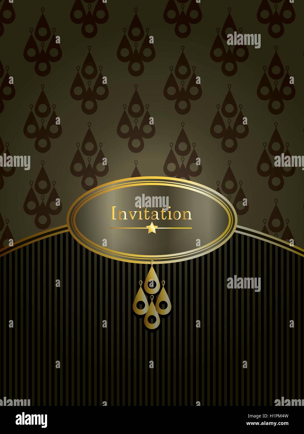 Invitation seamless pattern wallpaper Stock Vector Image & Art - Alamy
