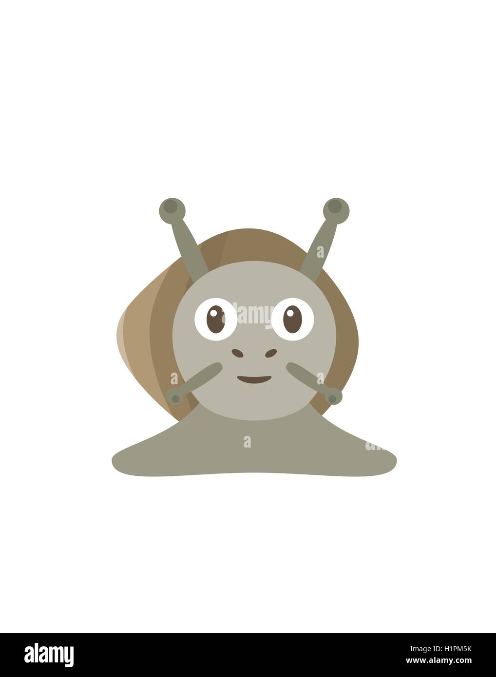 Cartoon cute slug vector wildlife hi-res stock photography and images ...