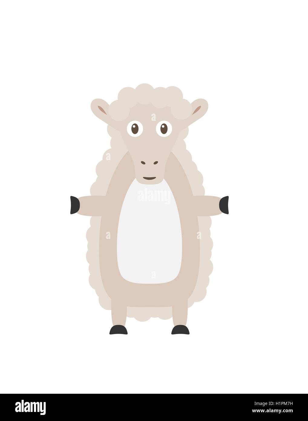 White sheep portrait Cut Out Stock Images & Pictures - Alamy