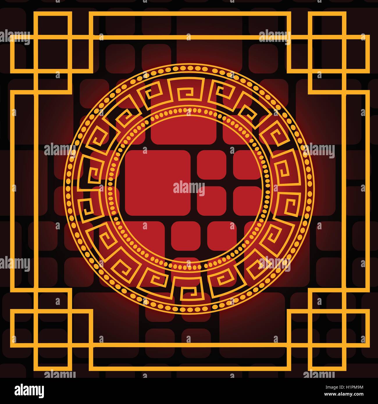 Chinese frame design traditional Stock Vector Images - Alamy