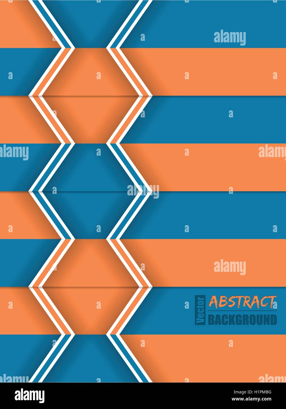 Blue arrow brochure design hi-res stock photography and images - Alamy