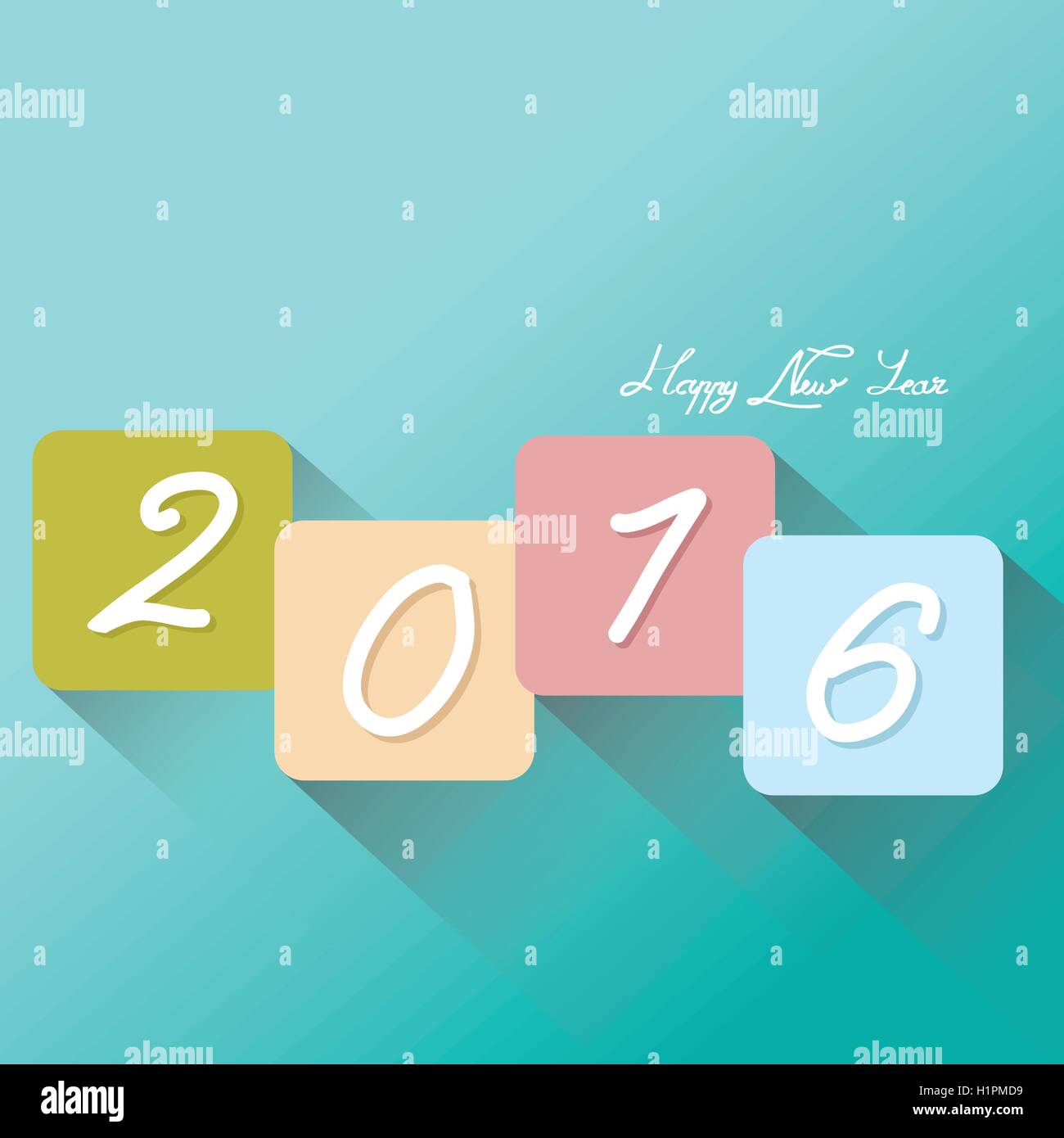 2016 greeting card Stock Vector Images - Alamy