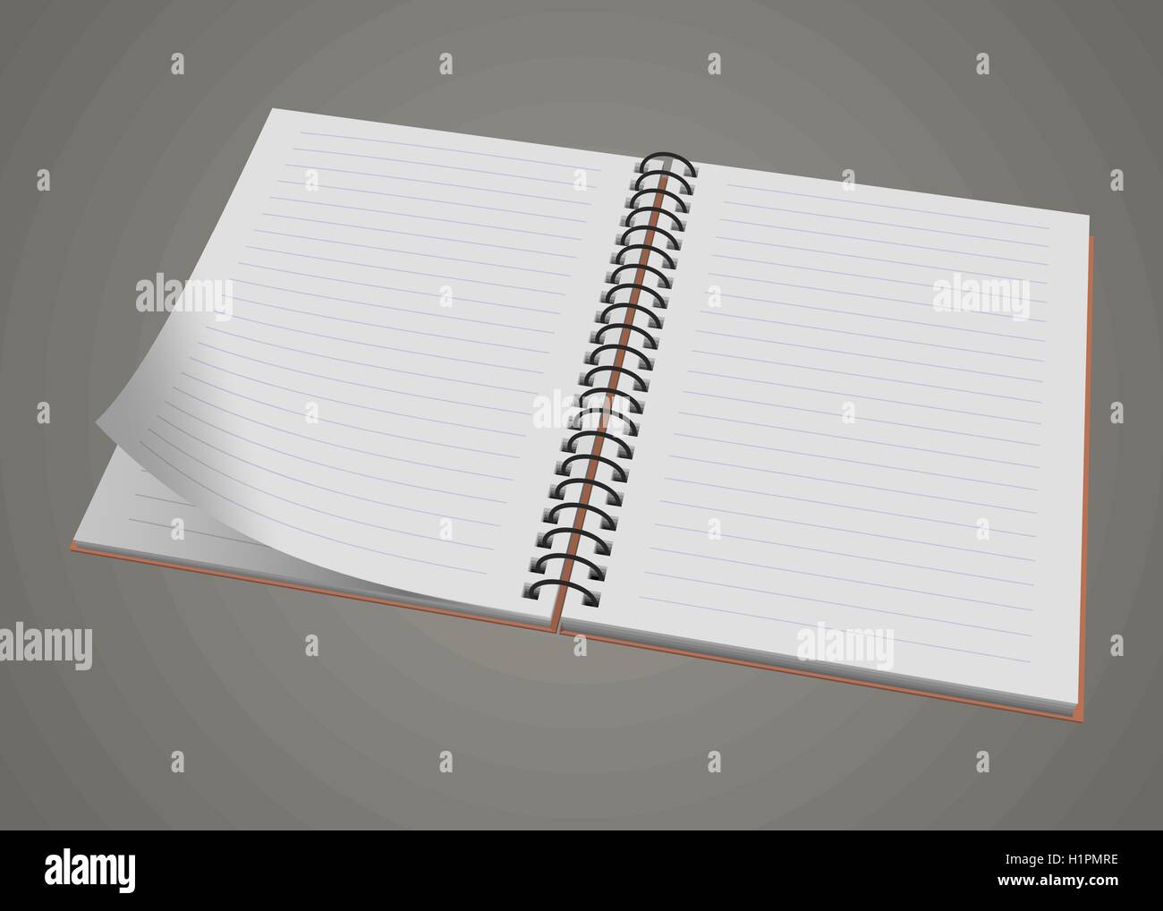 Blank realistic spiral notepad notebook isolated Stock Vector Image ... Blank realistic spiral notepad notebook isolated Stock Vector Image ...
