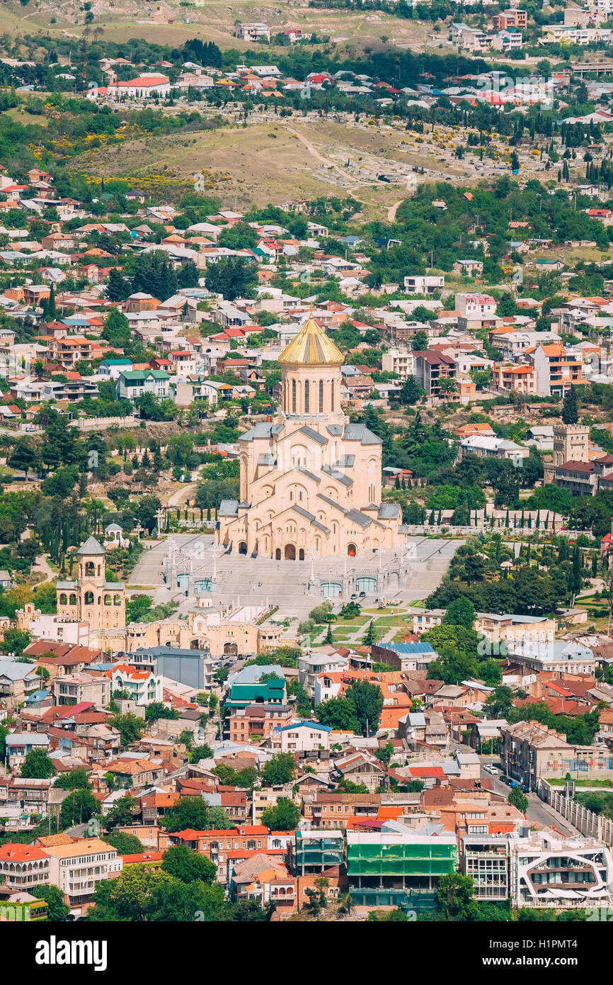 Sameba cathedral of the holy trinity hi-res stock photography and ...