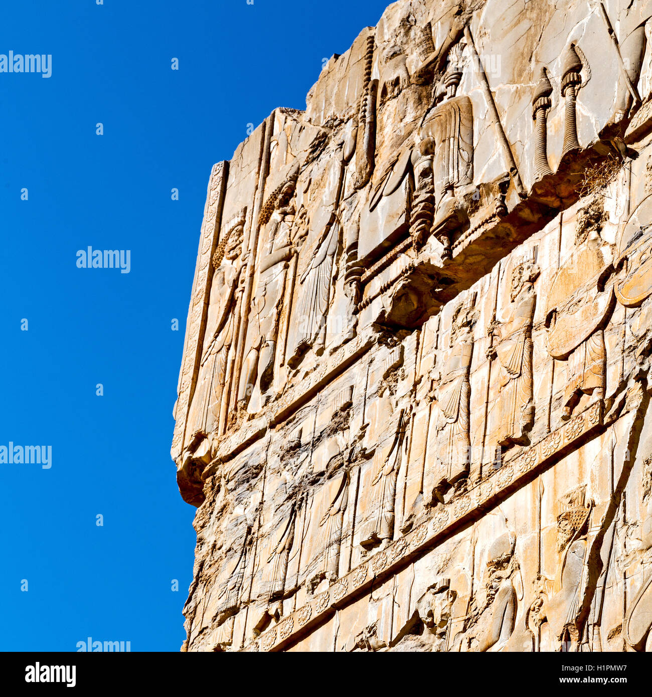 blur in iran persepolis the old ruins historical destination monuments ...