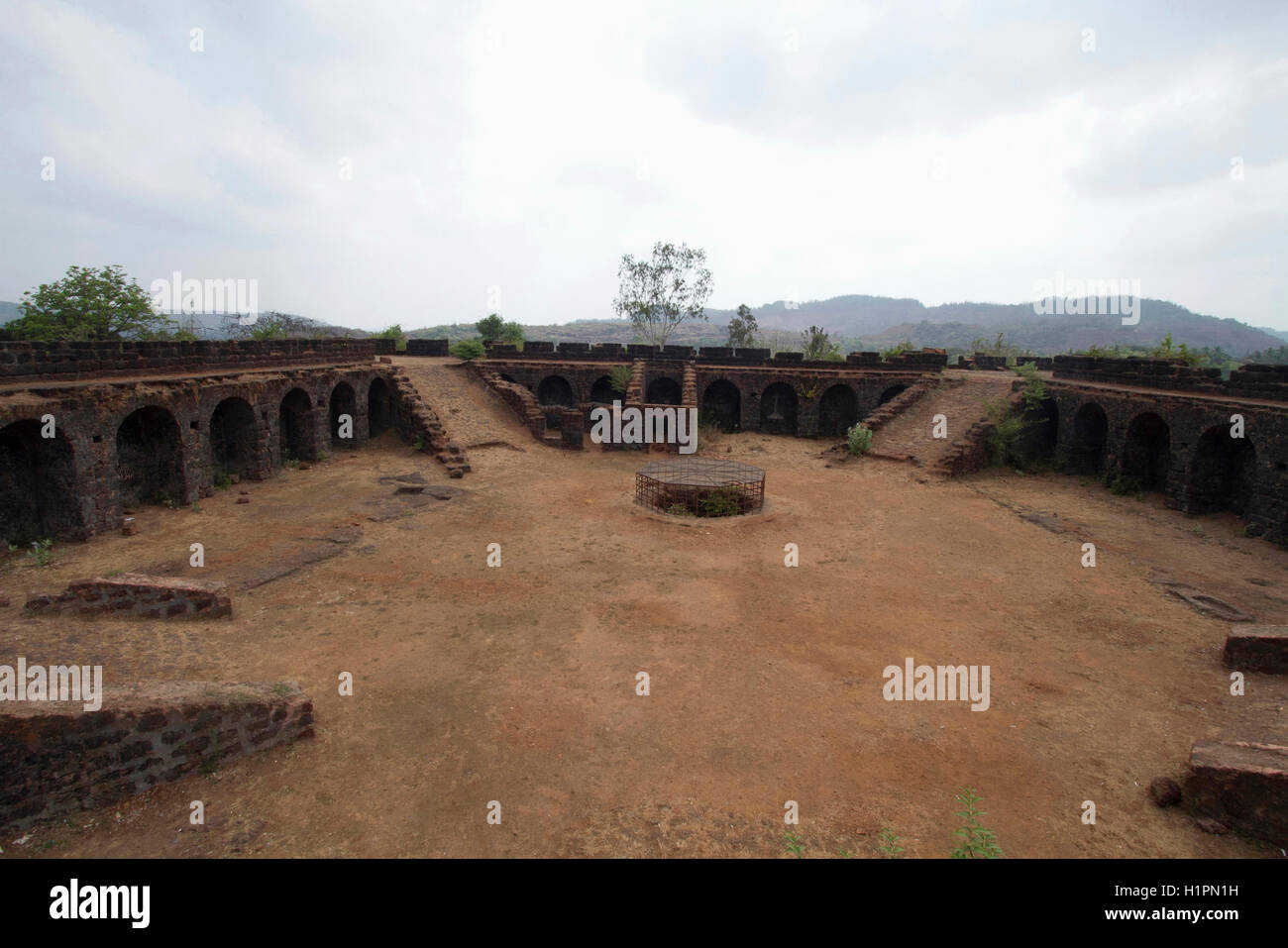 Corjuem fort, Aldona, Bardez, Goa, India Stock Photo - Alamy
