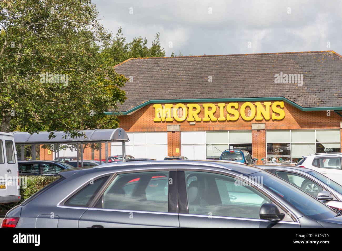 Morrisons Supermarket in Haverfordwest Stock Photo - Alamy