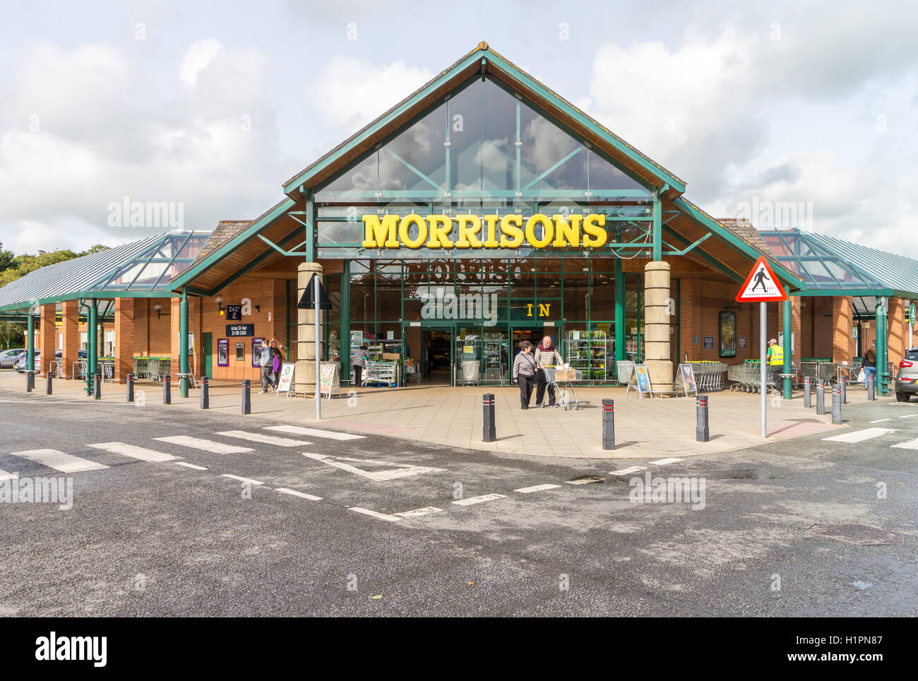 Morrisons Supermarket in Haverfordwest Stock Photo - Alamy