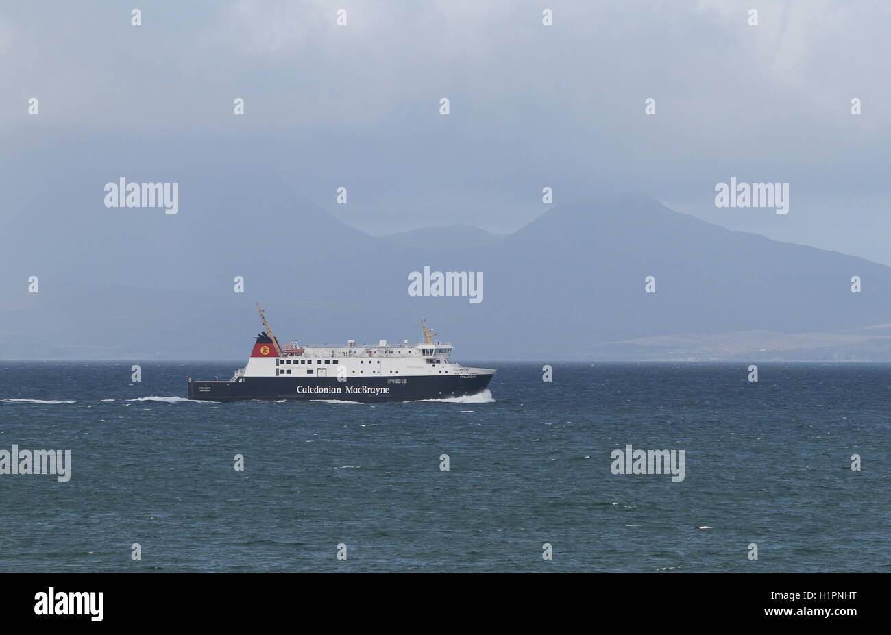Calmac ferry MV Finlaggan and Paps of Jura Scotland September 2016 ...