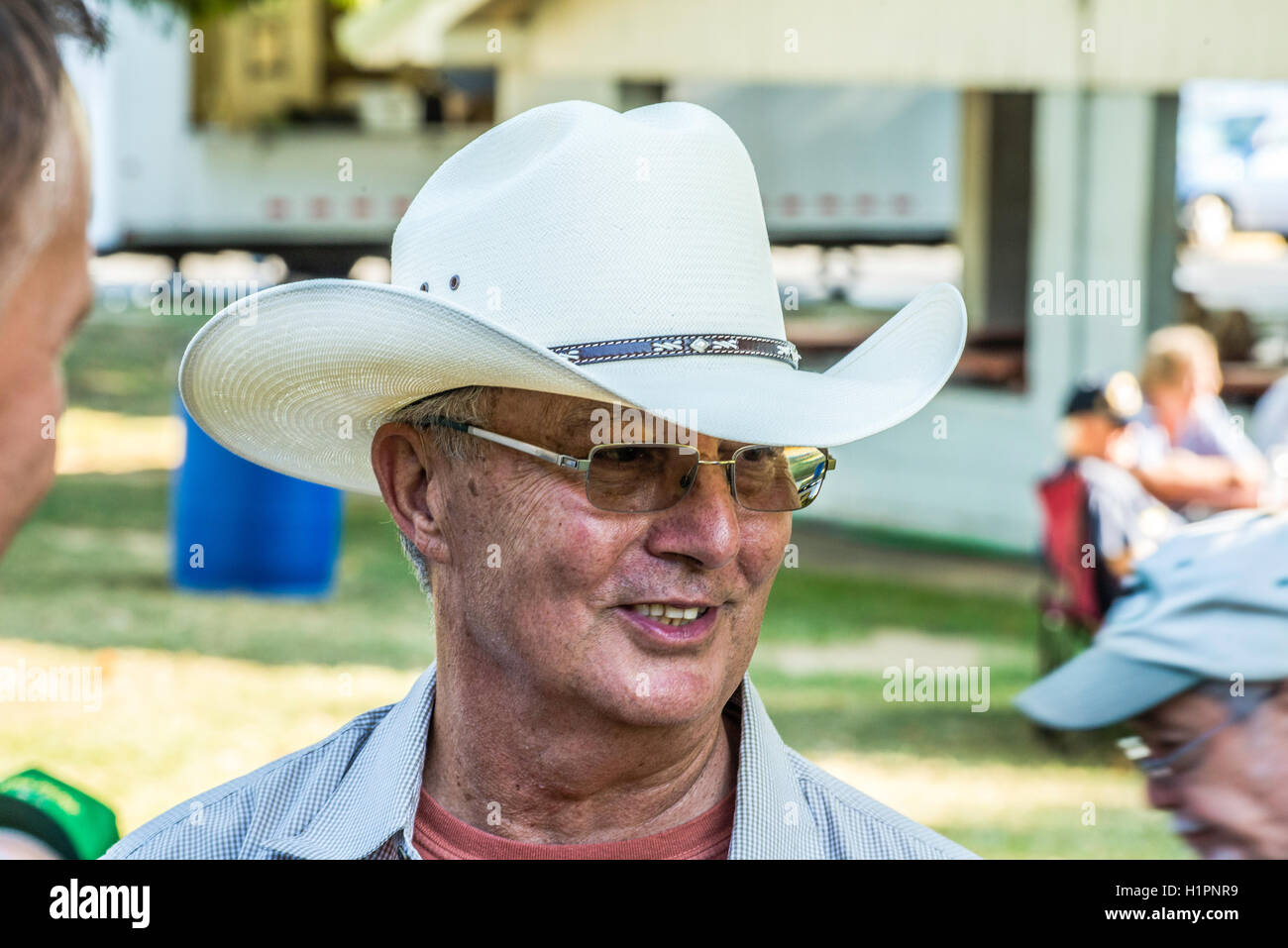 Bluegrass music festival musicians Stock Photo - Alamy