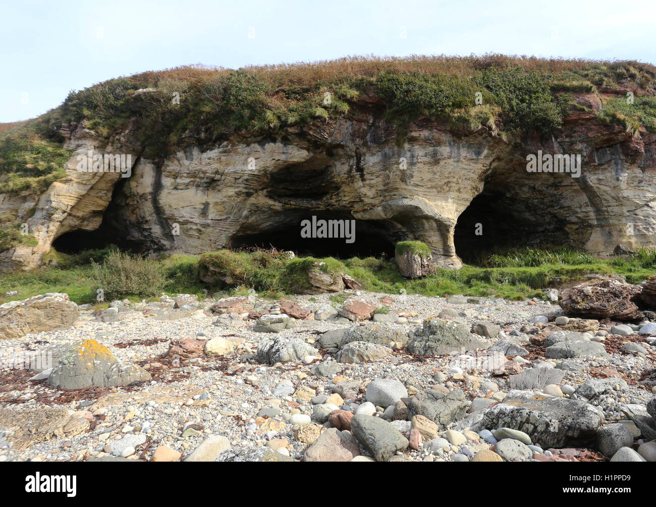 King's Cave, Isle of Arran Scotland September 2016 Stock Photo - Alamy