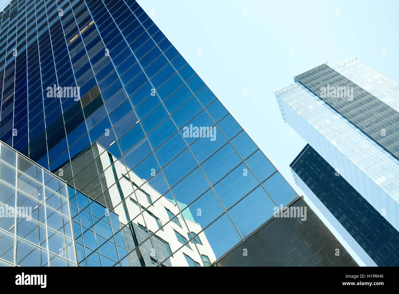 close up of office building or skyscraper and sky Stock Photo - Alamy