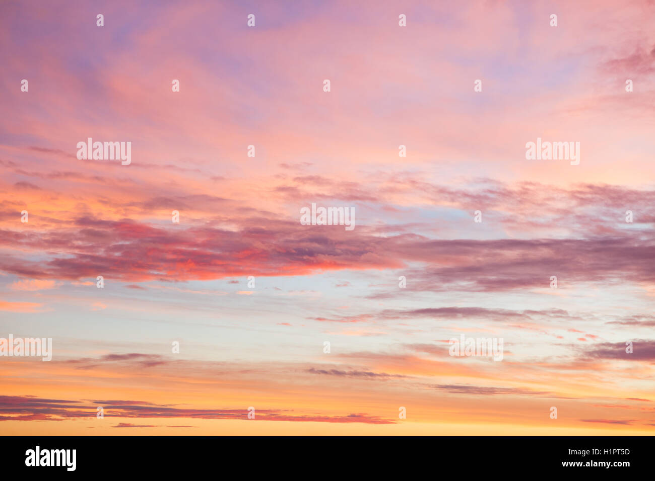 Beautiful colors sunset clouds Stock Photo - Alamy