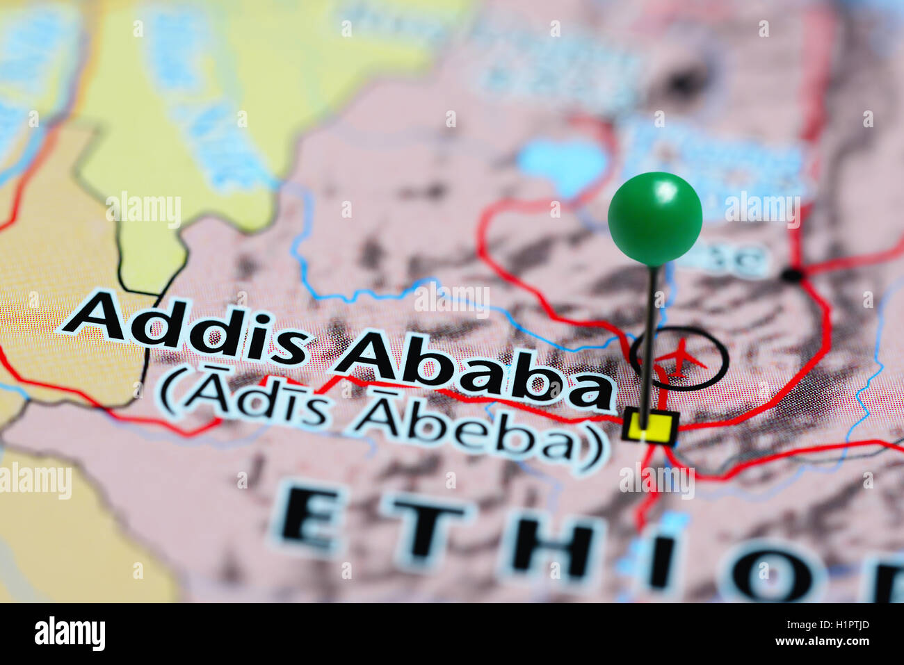 Addis ababa map hi-res stock photography and images - Alamy