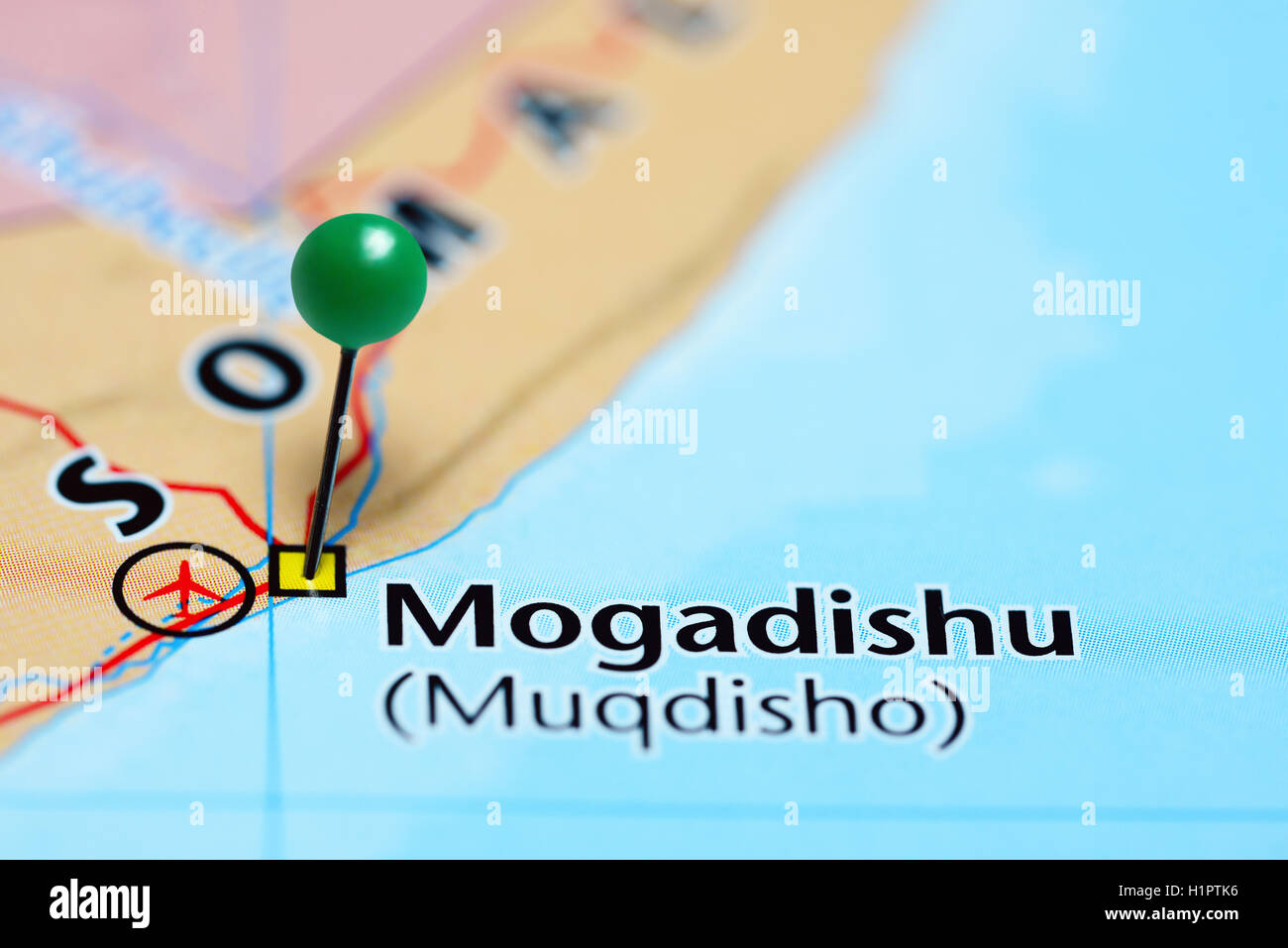 Map of mogadishu hi-res stock photography and images - Alamy