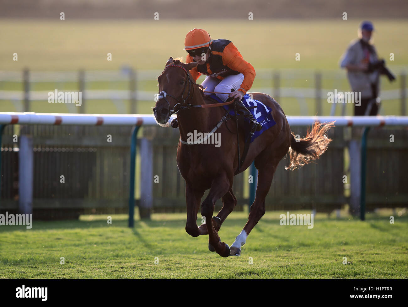 Danny brock wins shadwell farm handicap hi-res stock photography and ...