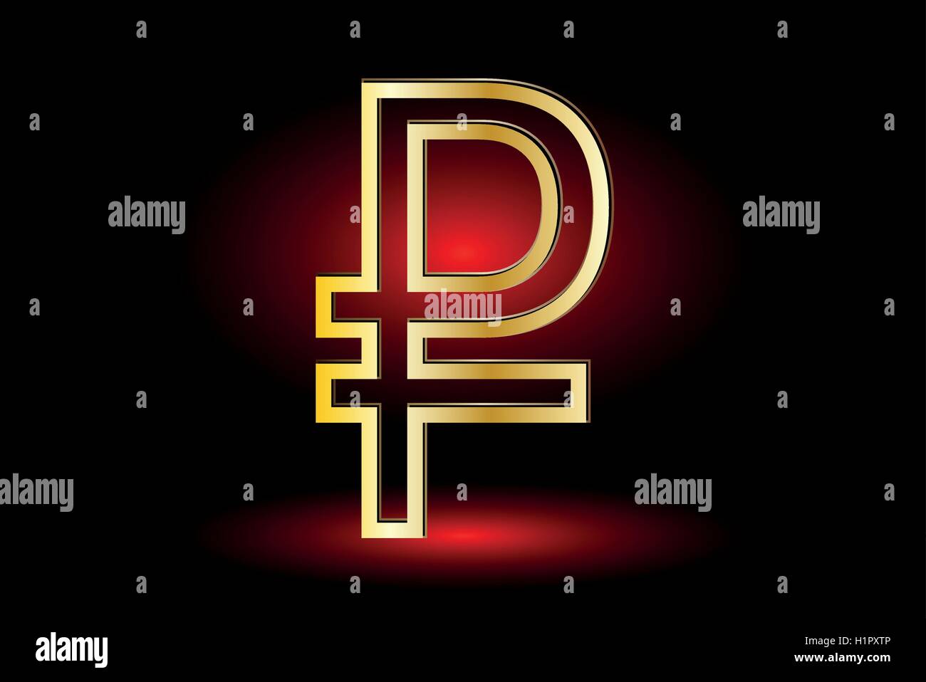 Russian ruble symbol,ruble symbol Stock Vector Image & Art - Alamy
