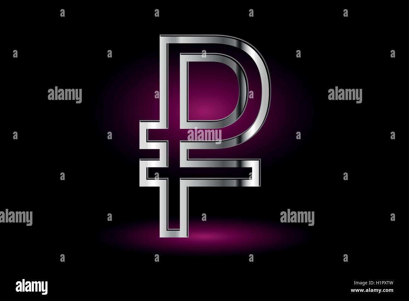 Russian ruble symbol,ruble symbol Stock Vector Image & Art - Alamy