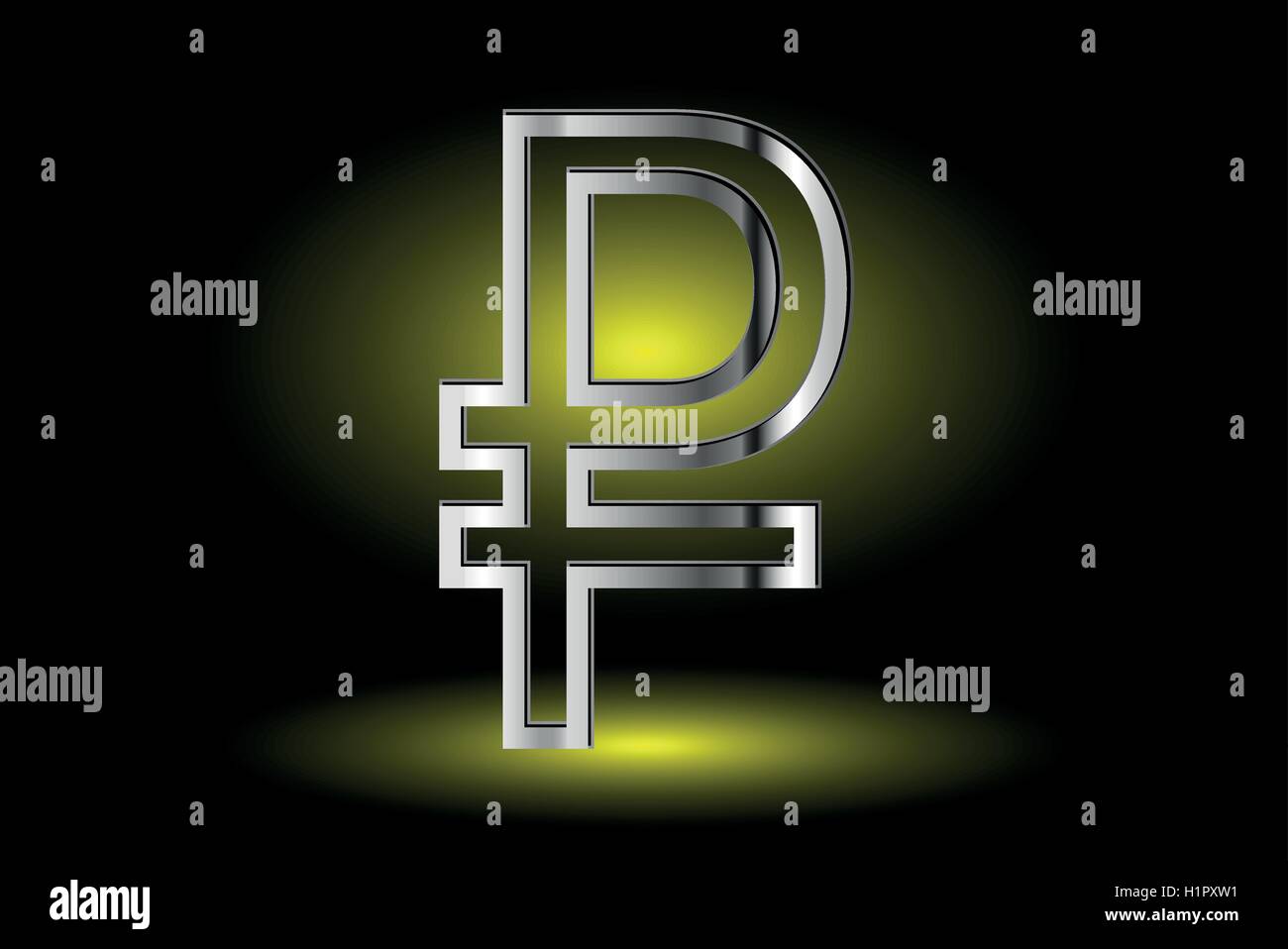 Russian ruble symbol,ruble symbol Stock Vector Image & Art - Alamy