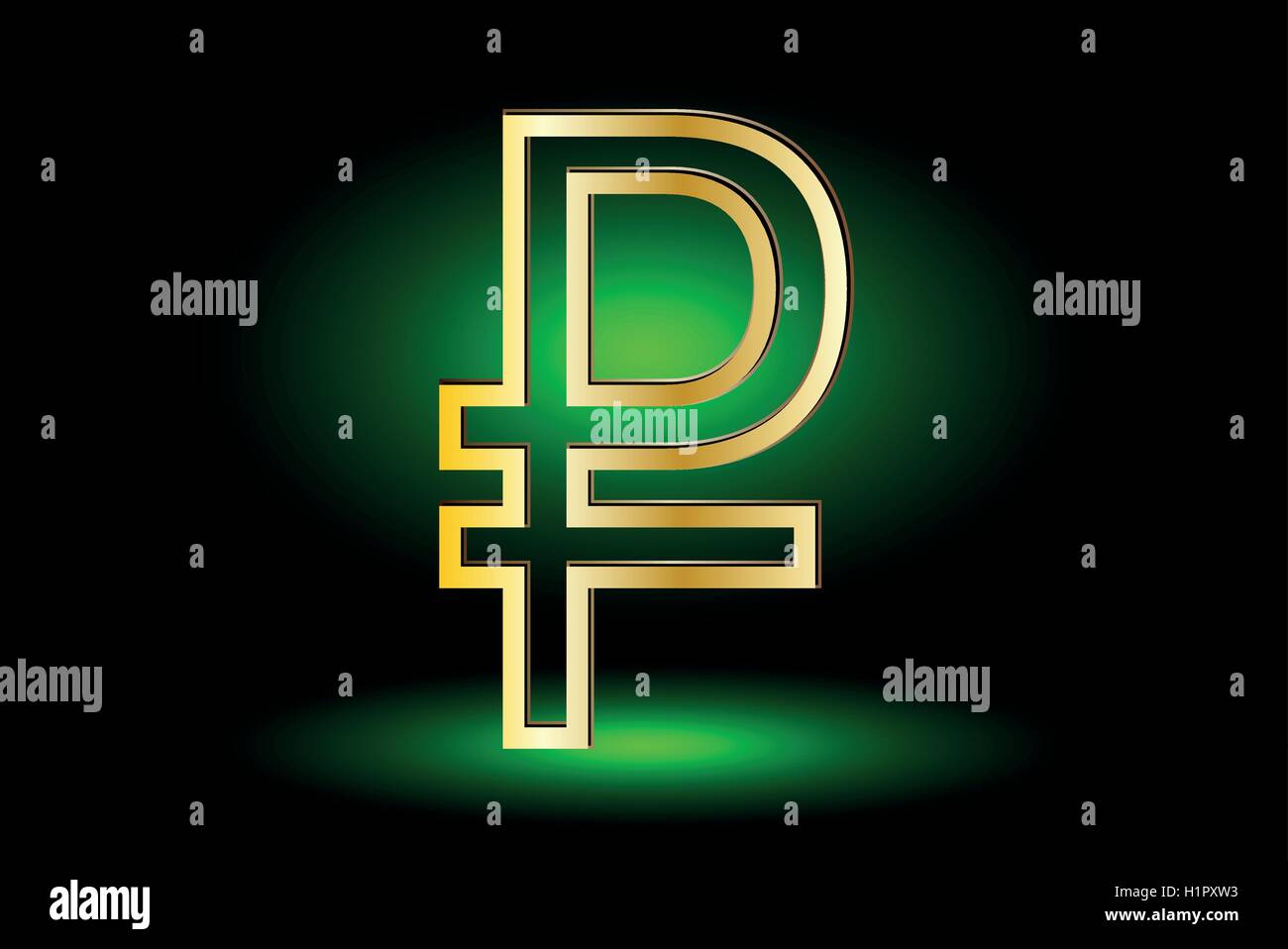 Russian ruble symbol,ruble symbol Stock Vector Image & Art - Alamy