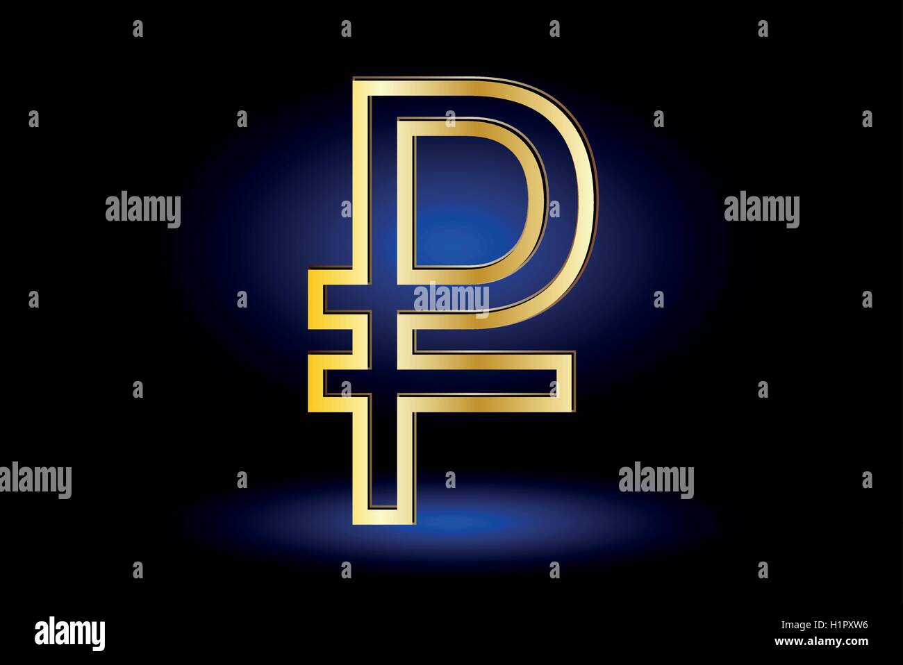 Ruble symbol hi-res stock photography and images - Alamy