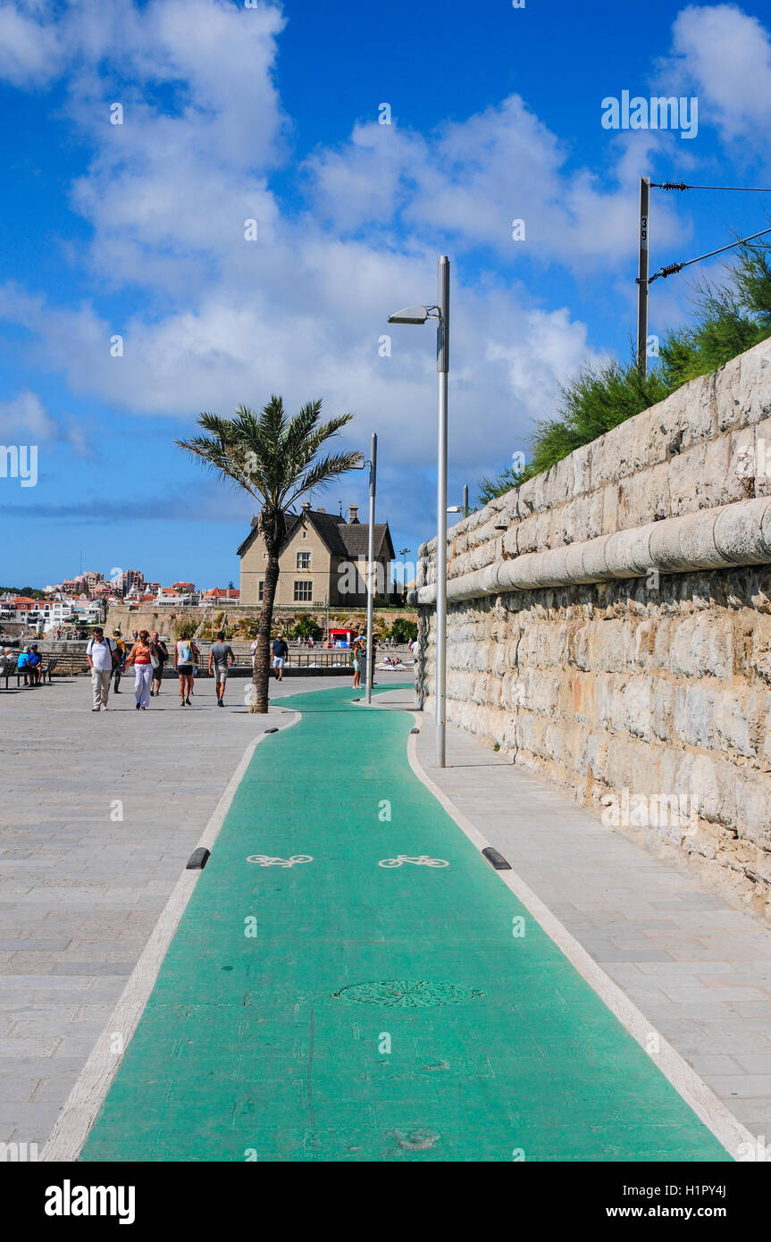 Cascais promenade near Estoril Portugal Stock Photo - Alamy