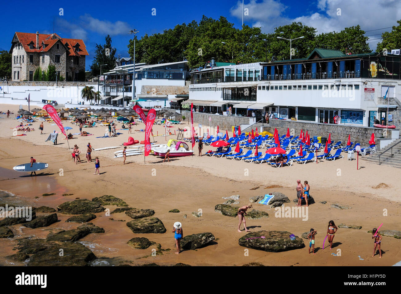 Cascais beach Portugal Stock Photo - Alamy