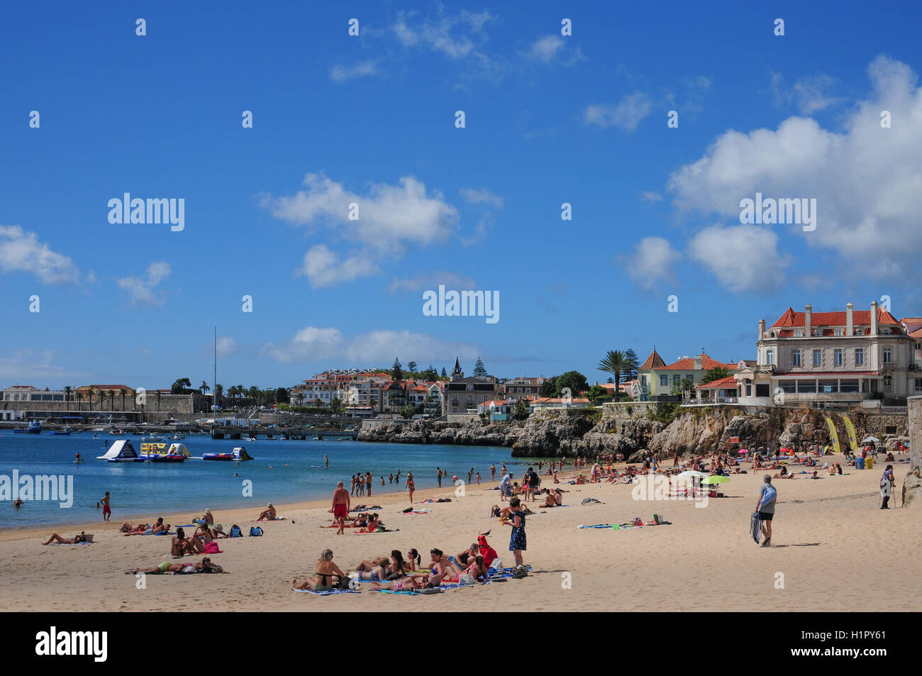 Cascais beach Portugal Stock Photo - Alamy