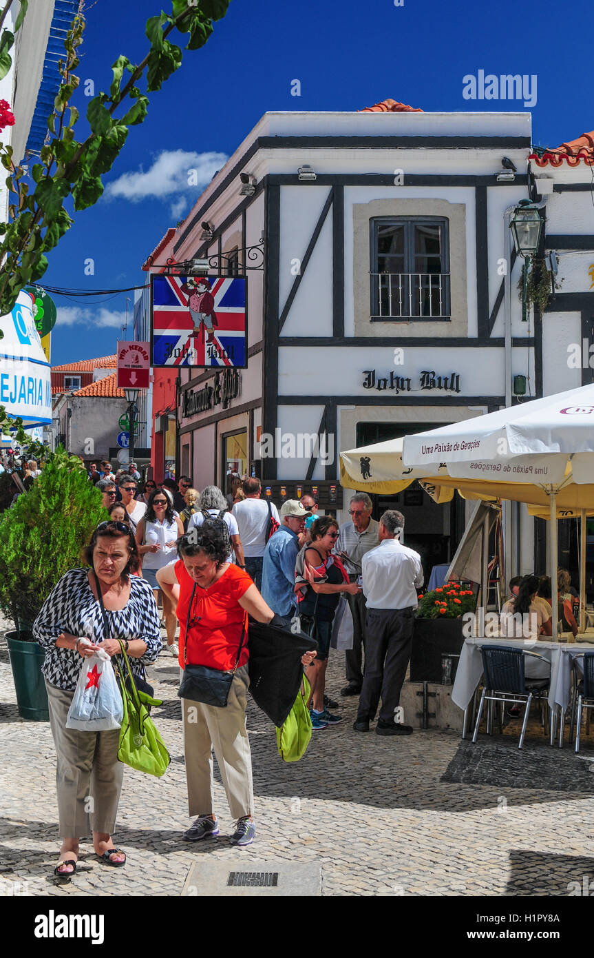Cascais centre Portugal Stock Photo - Alamy