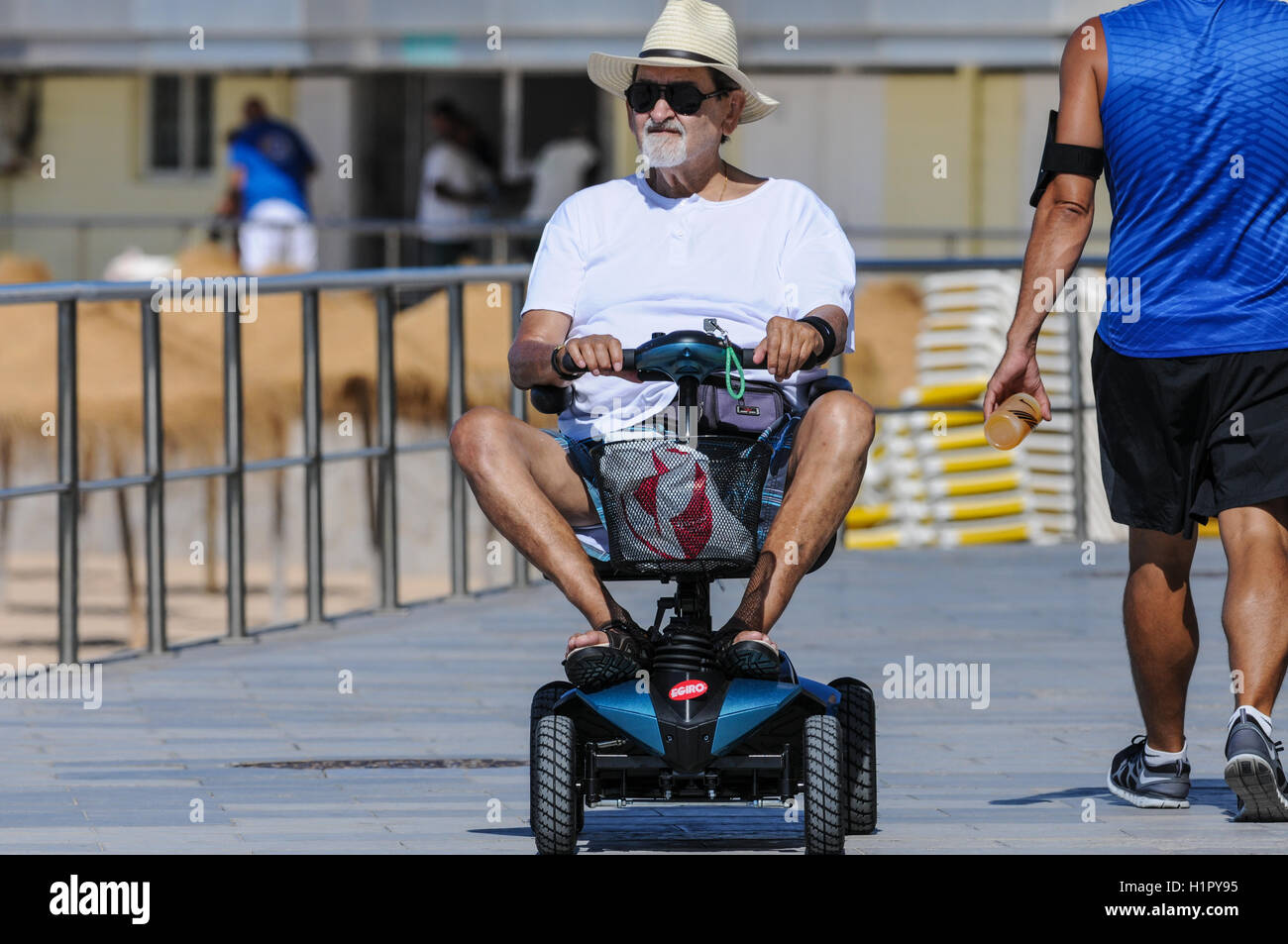 Man in an Invalid chair Stock Photo - Alamy