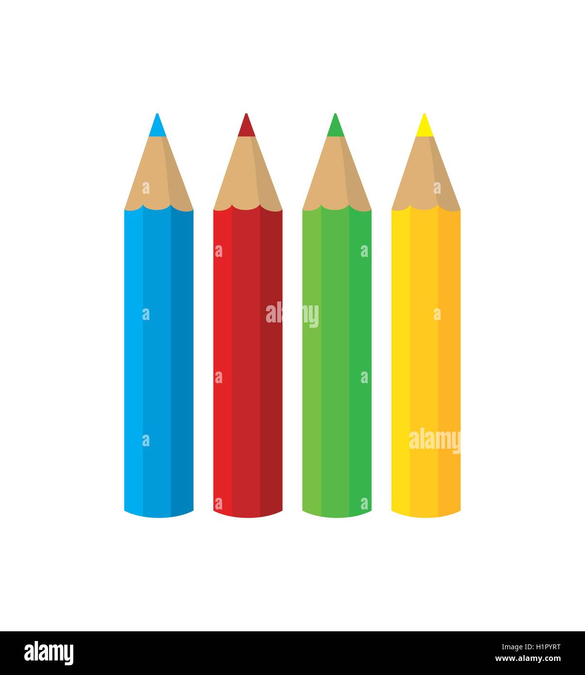 set colors school paint design Stock Vector Image & Art - Alamy