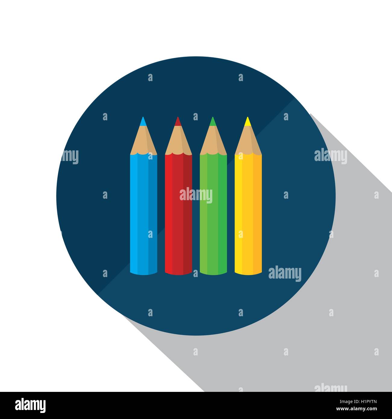 set colors school paint design Stock Vector Image & Art - Alamy