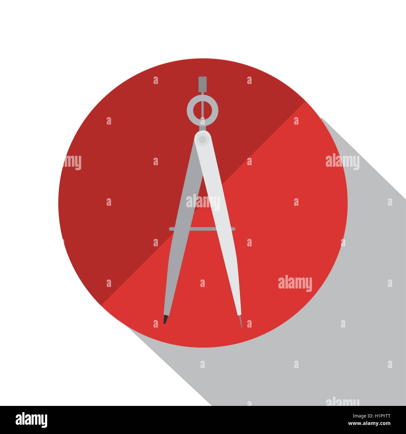 Cartoon compass school tool design Stock Vector Images - Alamy