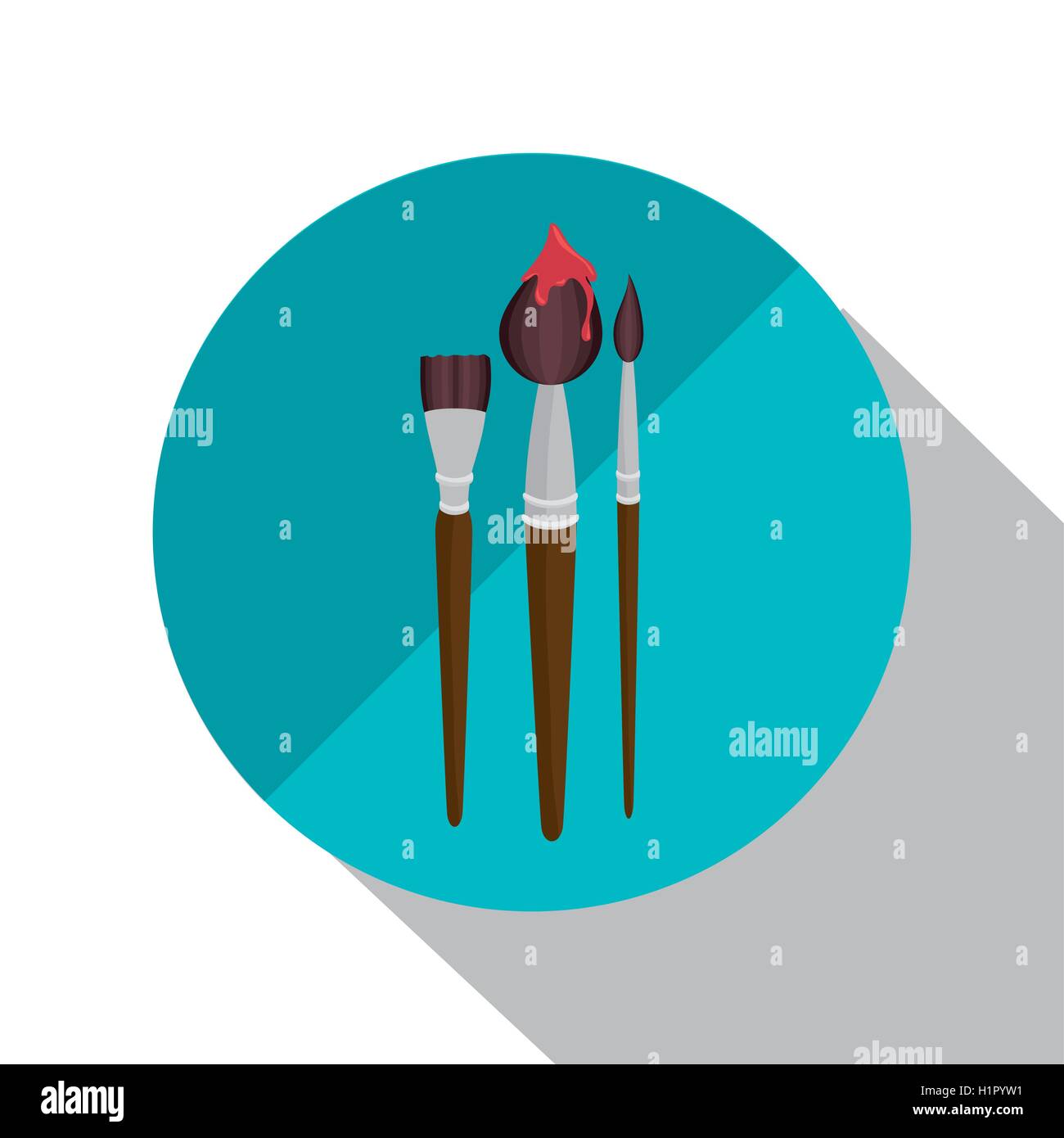 collection brush paint design Stock Vector Image & Art - Alamy